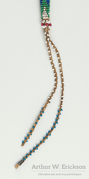 Beautiful Beaded Awl Case with Cap