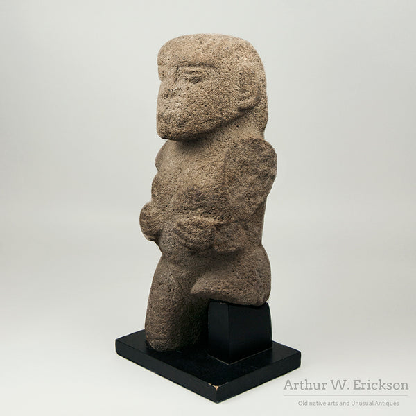Stone Costa Rican Female Figure