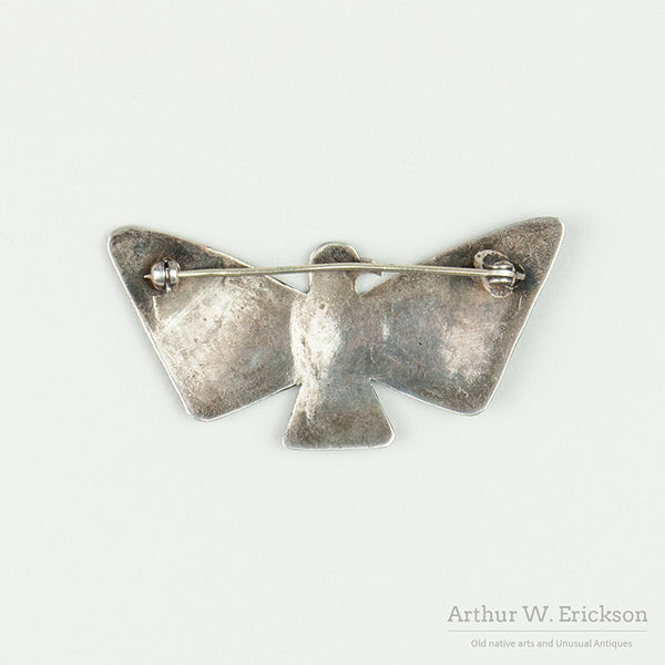 Navajo Silver Thunderbird Pin