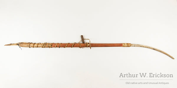 Antique Eskimo Harpoon with Rigging