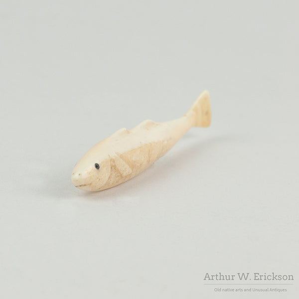 Eskimo Carved Ivory Arctic Cod