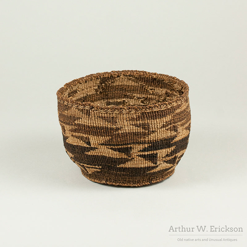 Klamath Basket with Intricate Design