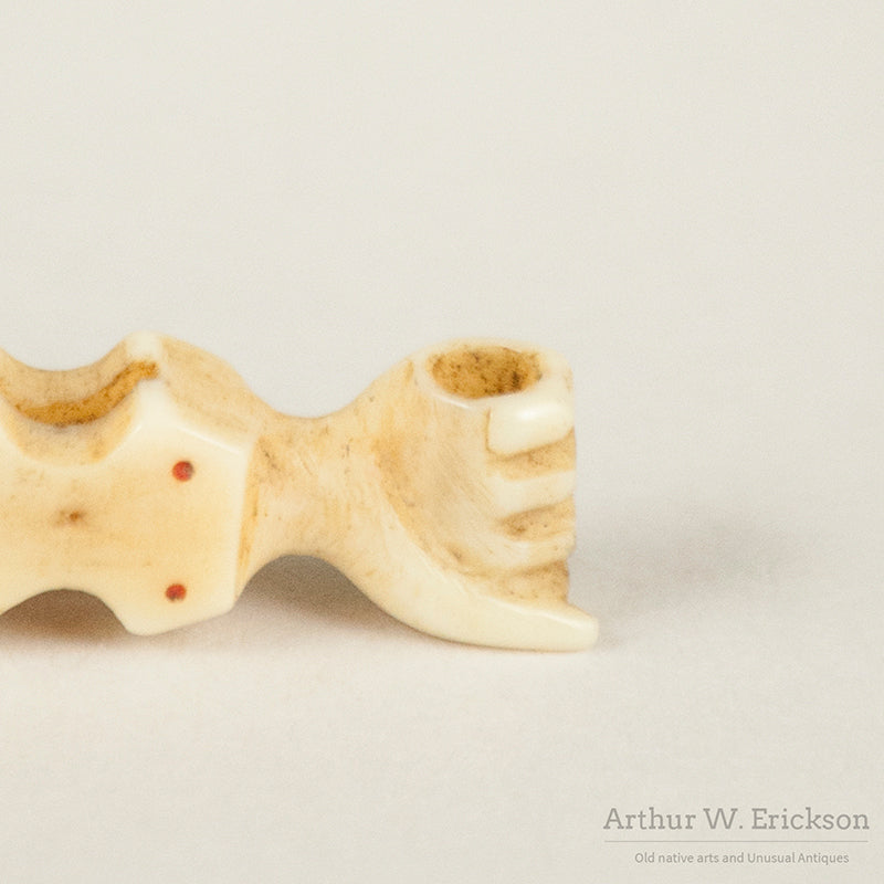 Figural Victorian Walrus Ivory toothpick