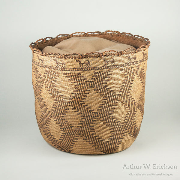 Skokomish Twined Basket