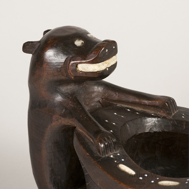 Tlingit Carved Bowl by Walton & Bean